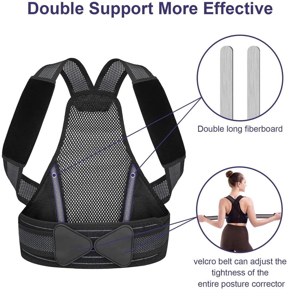 Invisible Posture Corrector For Women And Men - Adjustable (XL,39-50 ...