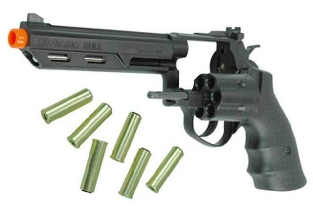 HFC Hg-133b Savaging Bull 6" Barrel Gas Airsoft 357 Magnum Revolver ...