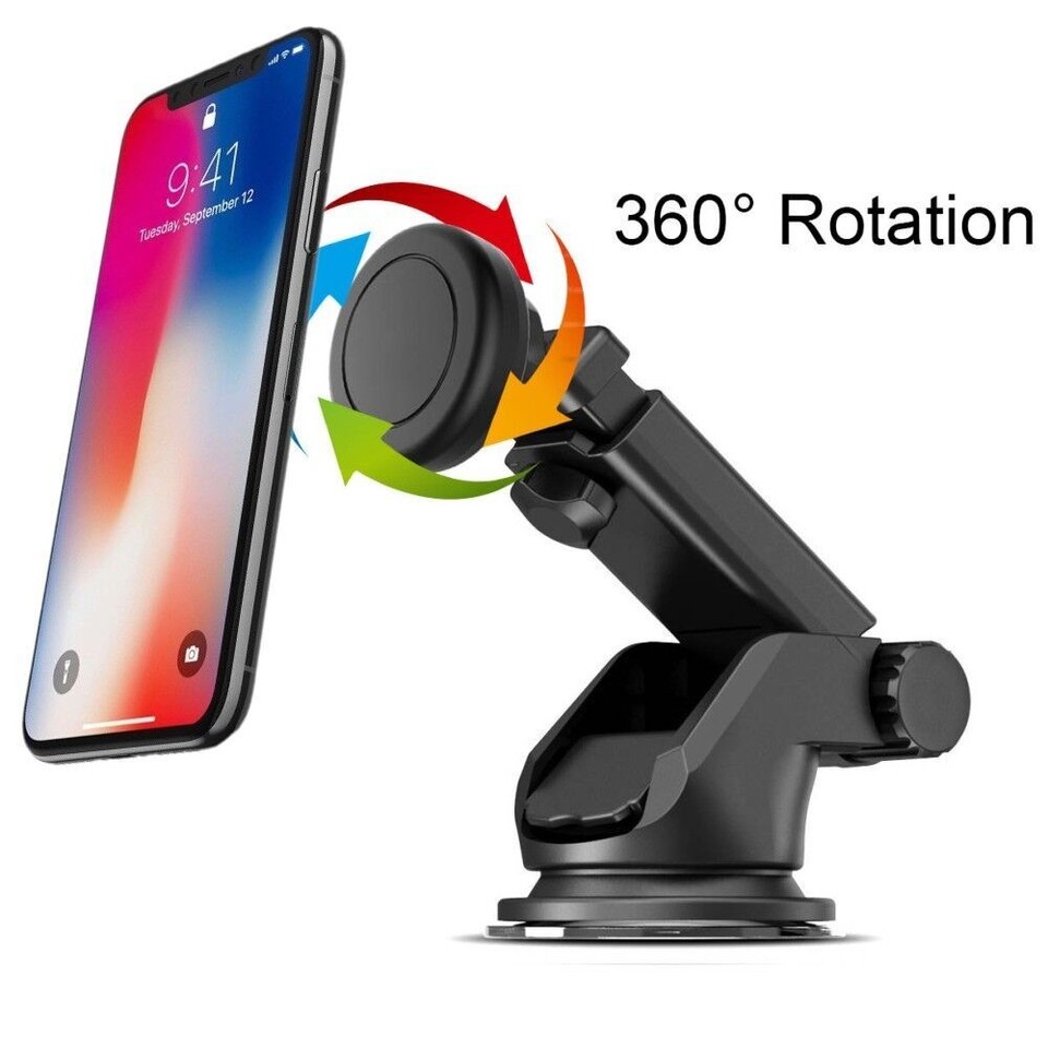 360° Car Mount Holder Car Stand Windshield For Mobile Cell Phone GPS ...