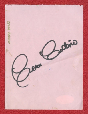 Cesar Cedeno (Baseball Player) JSA Authenticated 4x6" Signed Cut ...