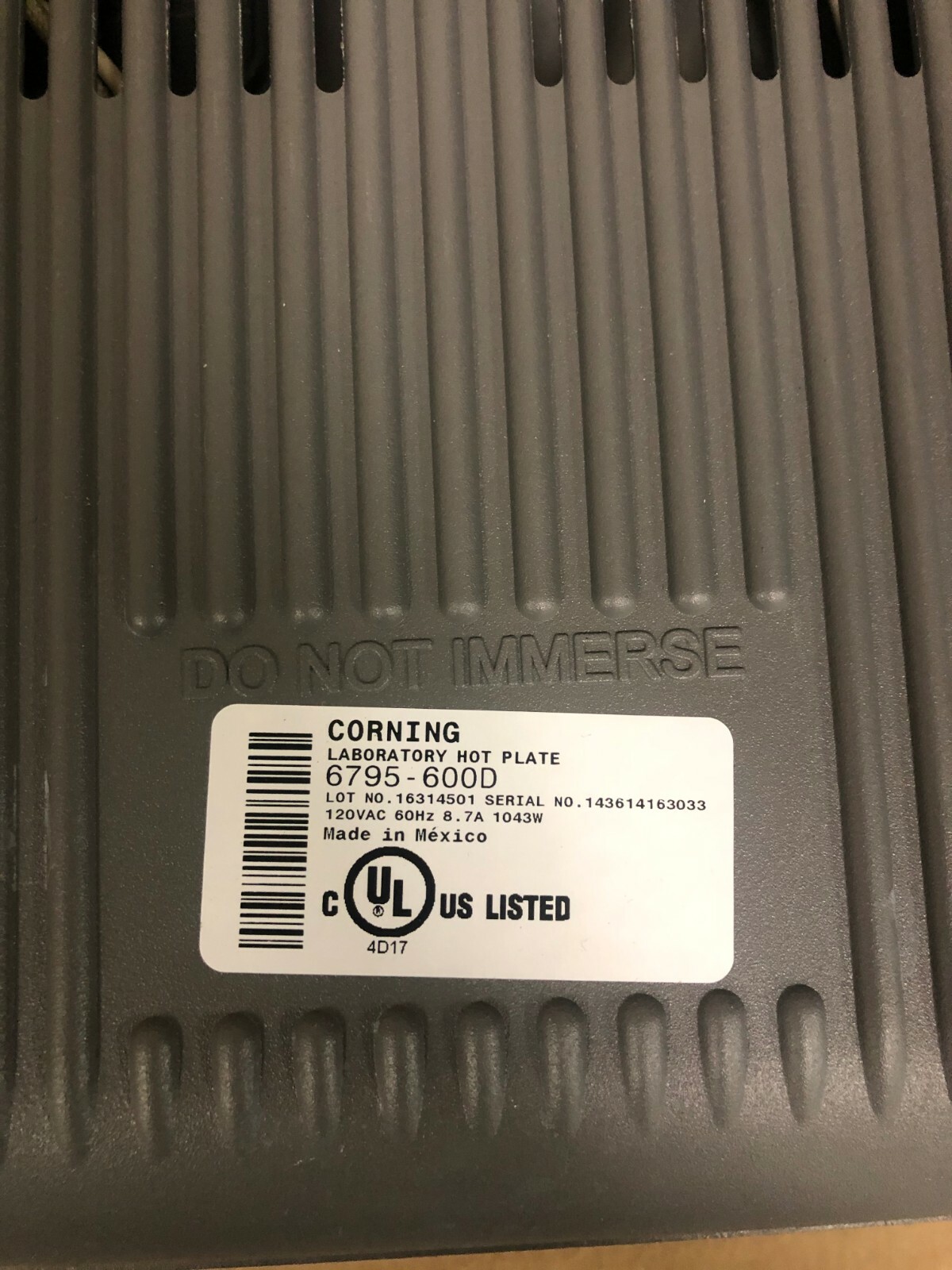 Corning 6795-600D Hot Plate 10 x 10 Digital Display | eBay