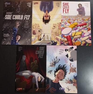 She Could Fly The Lost Pilot #1 - 5 NM Dark Horse Comic Book Set First ...