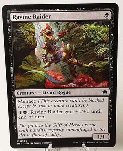 MTG - Bloomburrow - Ravine Raider - #0106 - Playset x4 - Near Mint | eBay