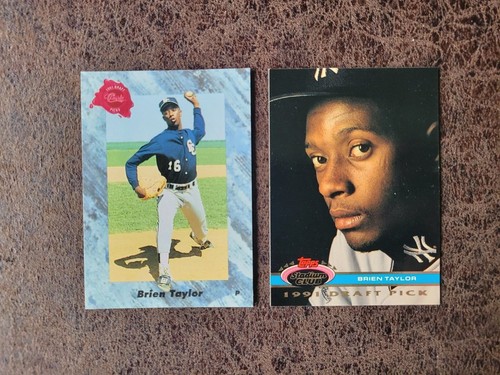 1991-92 Topps SC & Classic ROOKIE Brien Taylor 2-card lot - New York ...