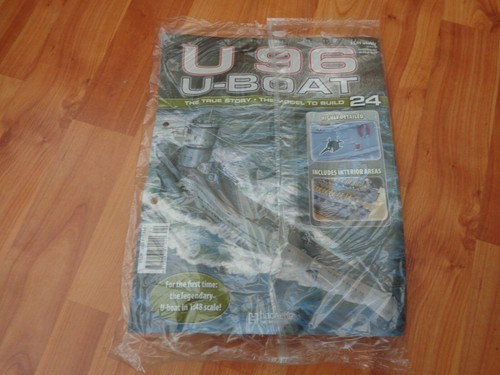 1/48 HACHETTE BUILD YOUR OWN U96 U-BOAT SUBMARINE ISSUE 24 NEW INC PART ...