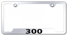 Chrysler 300 Laser Etched Logo Notched License Plate Frame Official ...