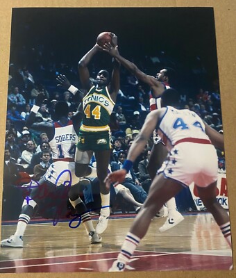 DAVID THOMPSON SIGNED PHOTO 8 x 10 AUTOGRAPHED PHOTO HOF SEATTLE ...