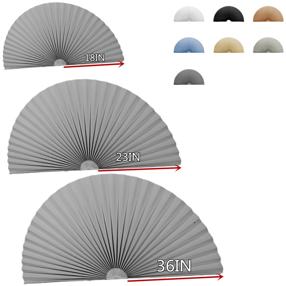 Arch Window Pleated Blind Half Circle Window Shades Cordless Round ...