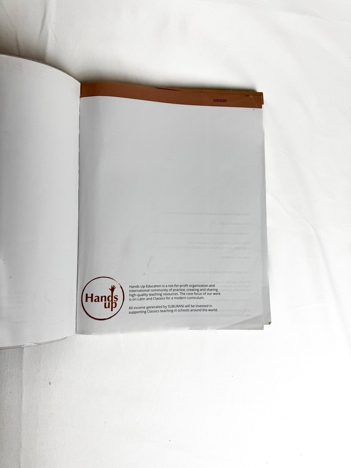 Suburani Book 1 Latin Reading Course KS3 GCSE Textbook Hands Up ...