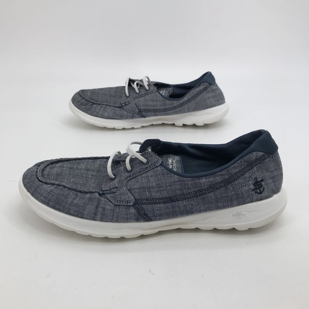 Skechers Womens Go Walk Lite-Isla Sneakers Shoes Blue 15433 Textile ...