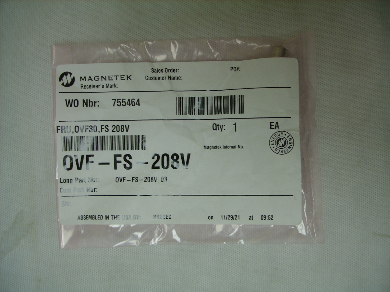 Lot of 2 Bussmann FNQ-R-8 Fuses Limitron Fuse Current Limiting Time ...