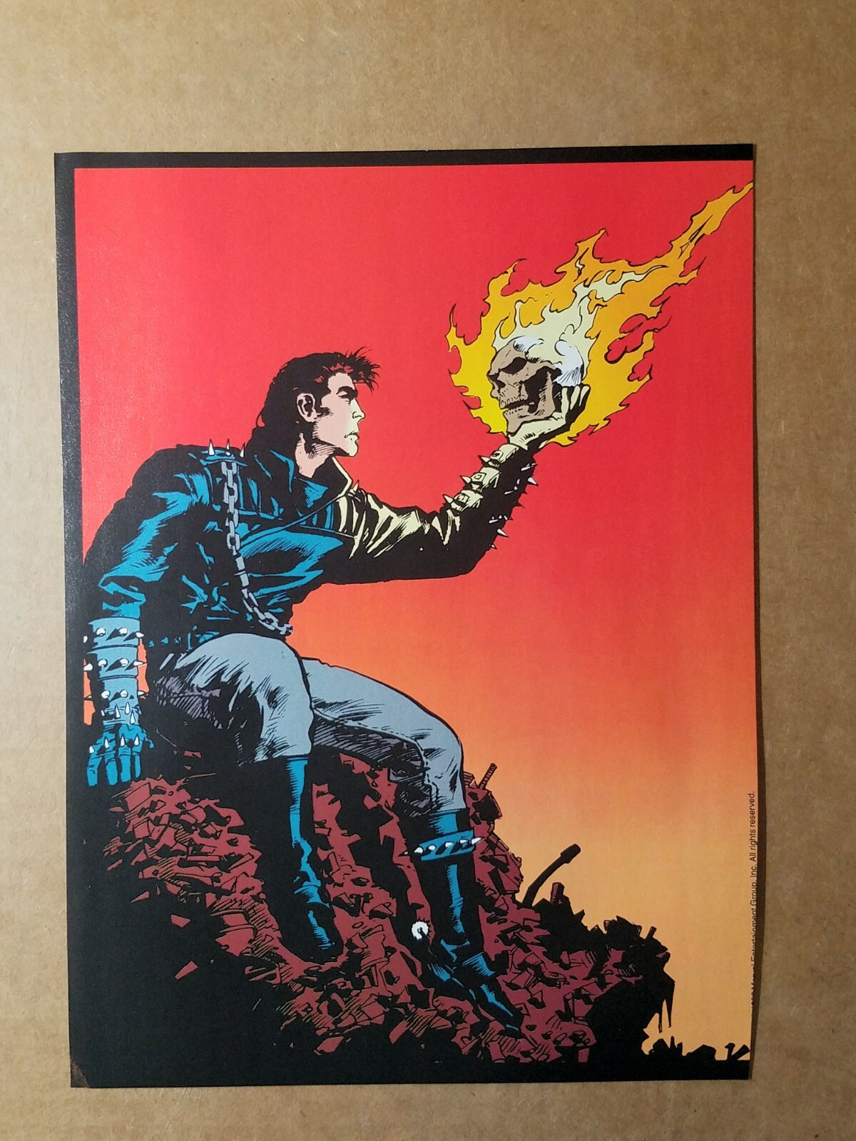 Ghost Rider Comic Poster