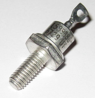 Compact Cathode Stud Power Supply Blocking Diode - 30 mm Long x 11 mm ...