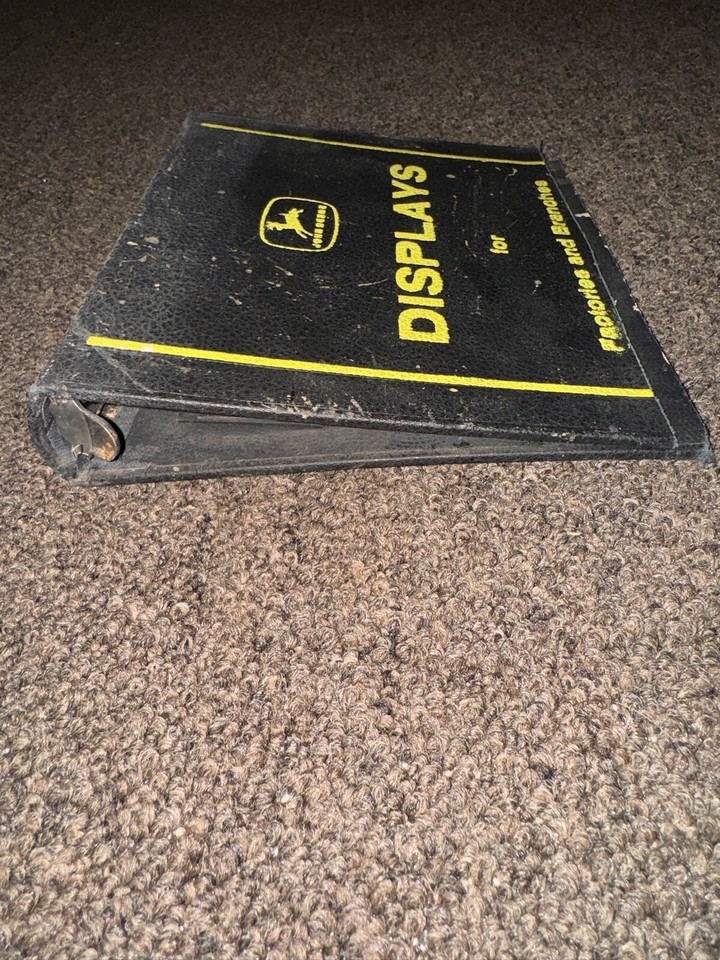 RARE John Deere Binder, Displays for Factories and Branches, features ...