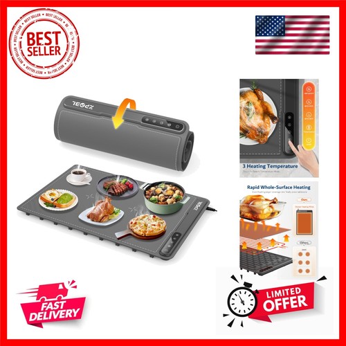 Warming Mat for Food -Electric Food Warming Tray Large 24"x16", Rapid ...