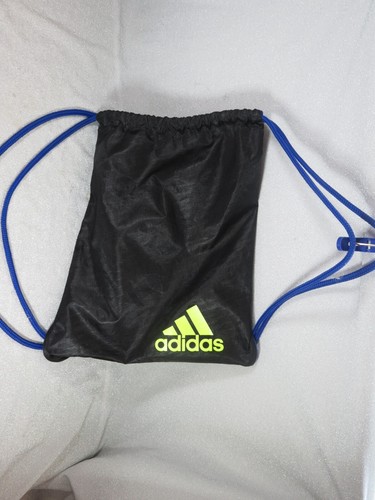 Adidas Sack pack One Size Black & Yellow Gym Bag Backpack | eBay