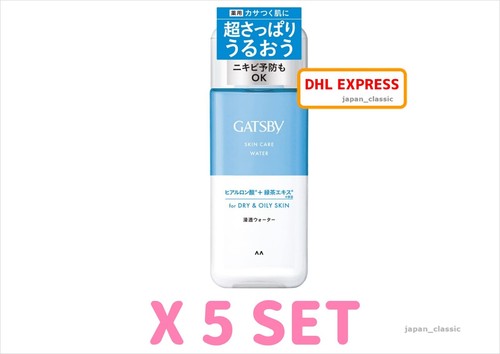 MANDOM GATSBY SKIN CARE WATER MEDICATED FOR DRY & OILY SKIN 200ml X 5 SET | eBay