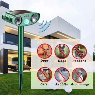Ultrasonic Cat Dog Fox Pest Motion Sensor | Grelly UK