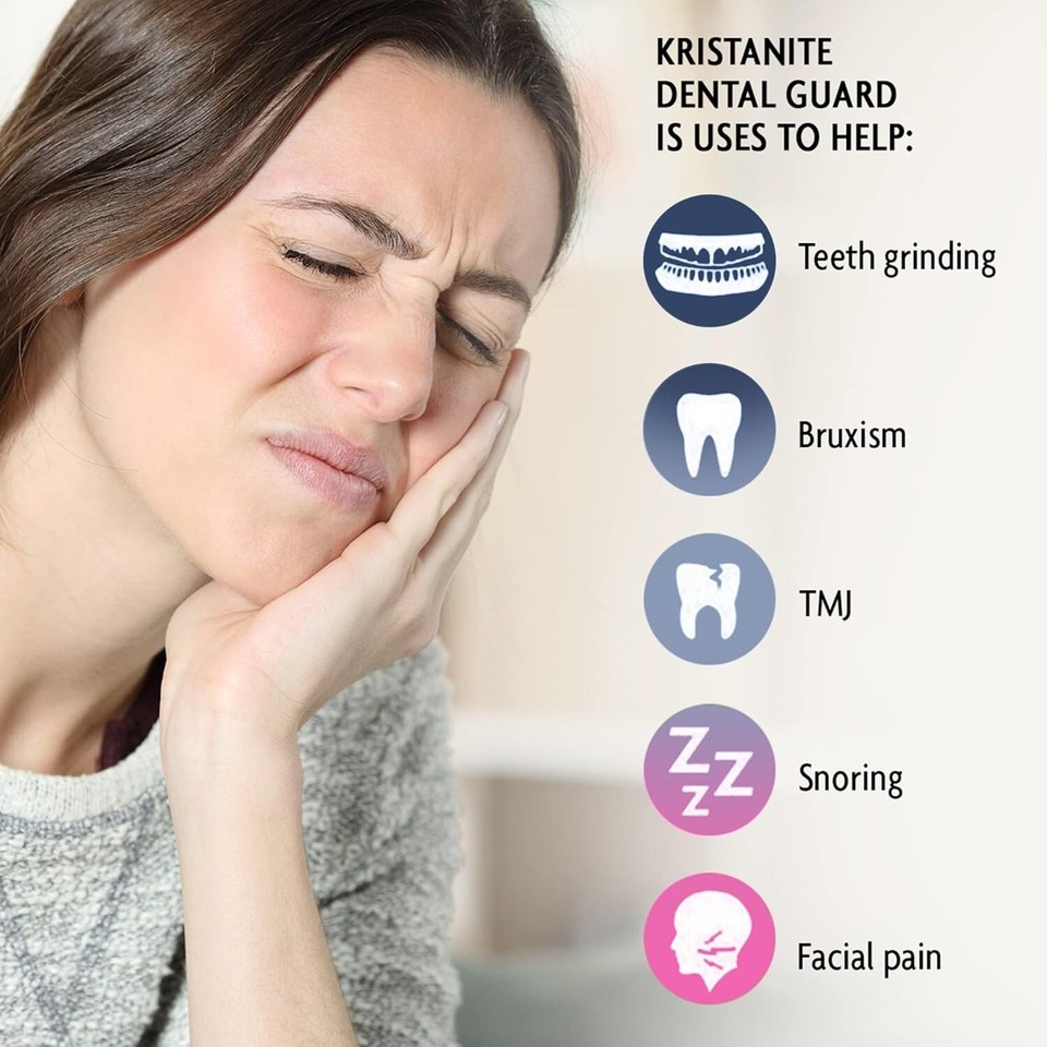 Tooth Grinding Dental Mouth Guard Bruxism Splint Sleeping Trans parency ...