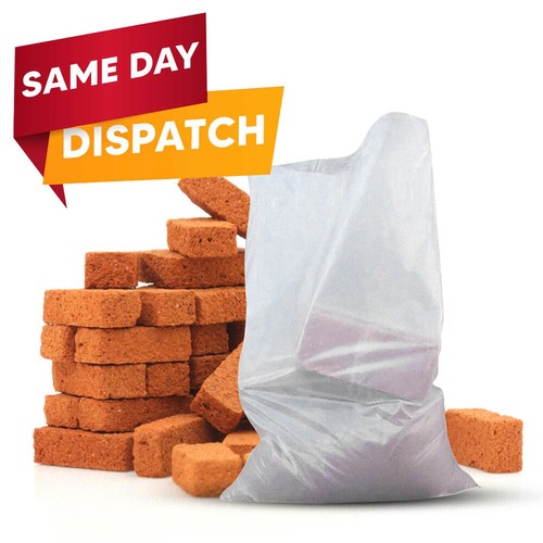 100 x Rubble Sacks Heavy Duty Clear Refuse Builders Bag for Home ...