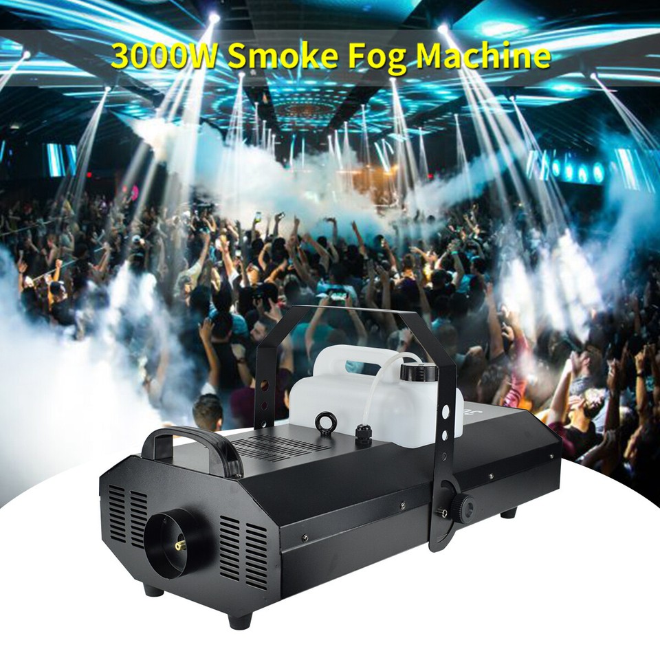 3000W DMX Fog Machine Stage Fogger Smoke Machine DJ Fog Smoke Effect w ...