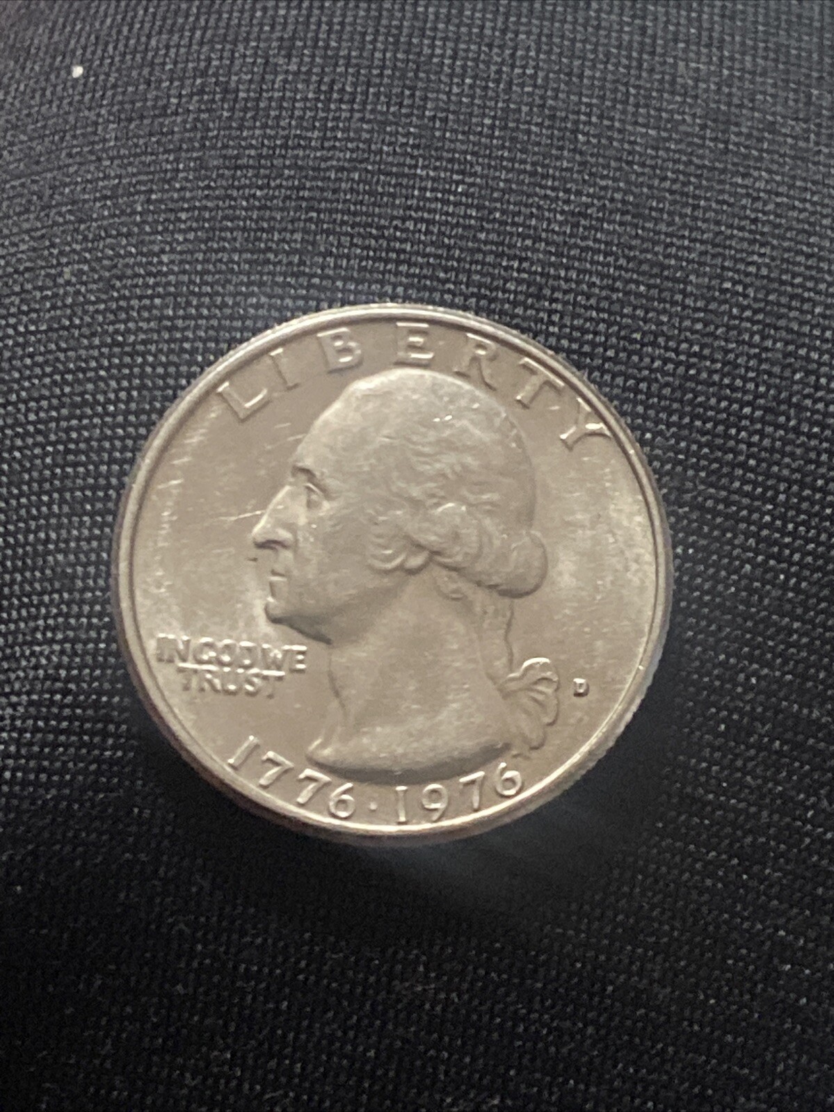 1776-1976 D Bicentennial Quarter, Rare filled Mint Mark | eBay