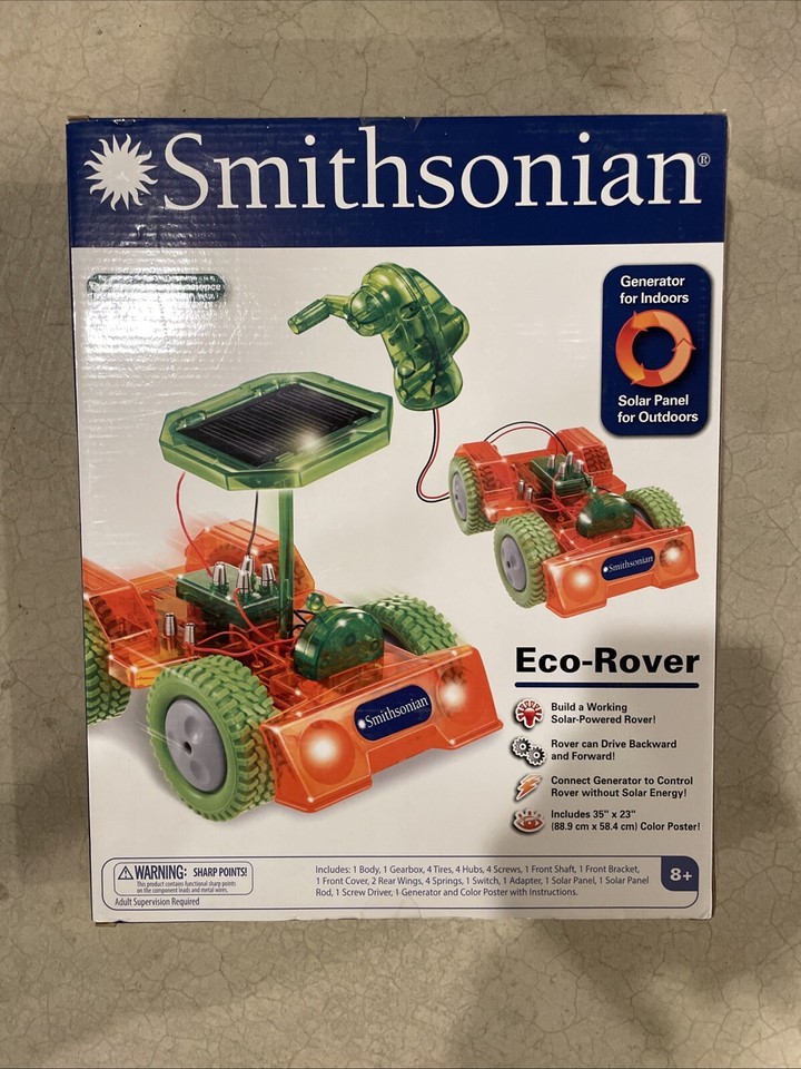 Smithsonian Eco Rover Solar Powered Science Kit Educational Toy | eBay