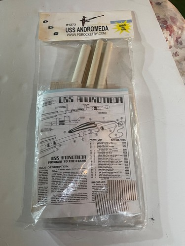 PDR Flying Model Rocket USS Andromeda #1273 Sealed Rocketry Estes | eBay