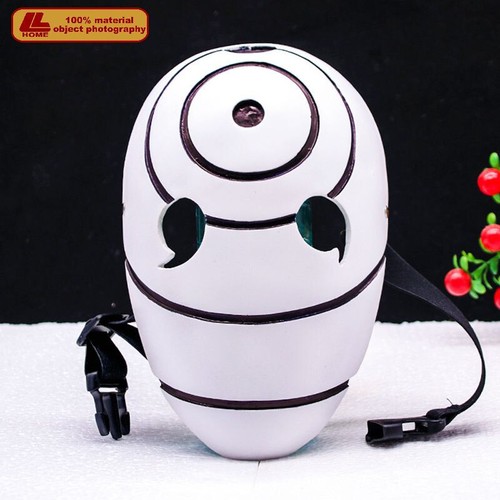 Anime Ninja Rinnegan White Mask Resin Uchiha Obito CosPlay Prop Suit ...