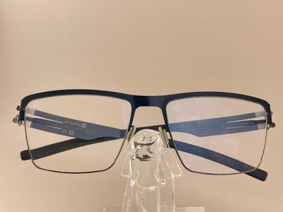 Ic! Berlin Eyeglasses Frame Francois s Ocean Blue 54-18-150 FRAMES ONLY ...
