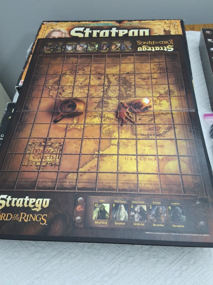 Stratego - Lord of the Rings Trilogy COMPLETE SET 2004 GOOD CONDITION ...