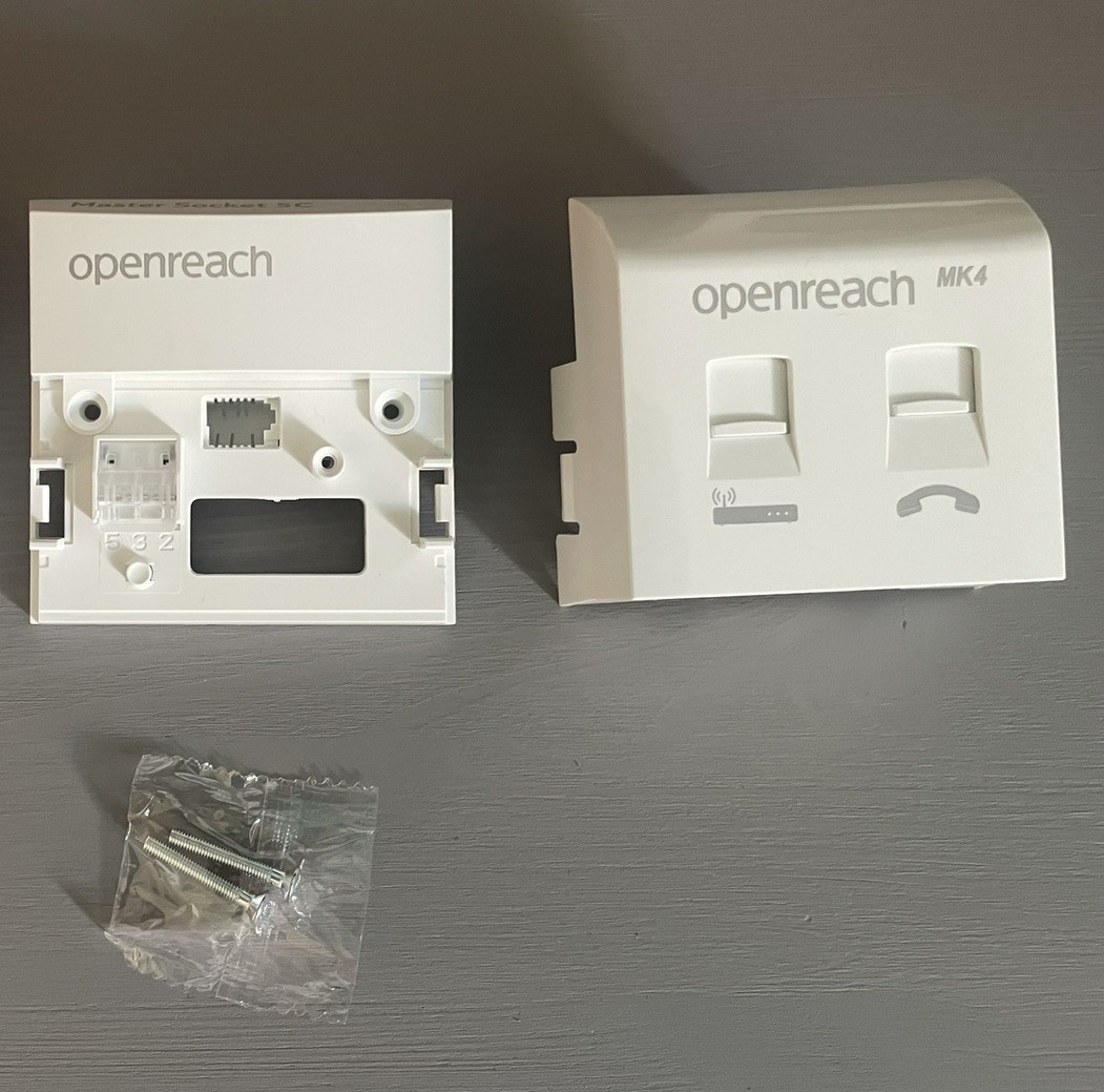 Openreach Master Socket NTE5C / VDSL Frontplate MK4 combine Unit | eBay UK