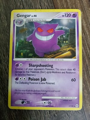 Pokemon Stormfront Gastly, Diamond and Pearl Haunter, Arceus Gengar ...