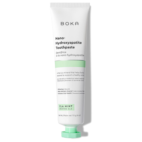 Boka Nano Hydroxyapatite Toothpaste, Fluoride-Free, Whitening ...