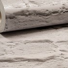 Grey Brick Wallpaper Painted Wall Effect Rustin Urban Light 3D ...