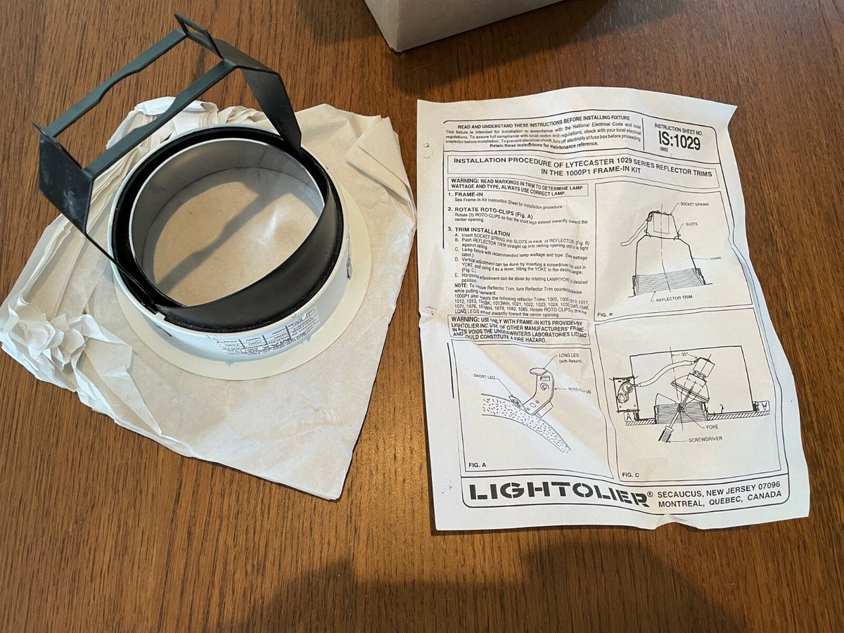 Lightolier 6 Recessed Light Trims | Shelly Lighting