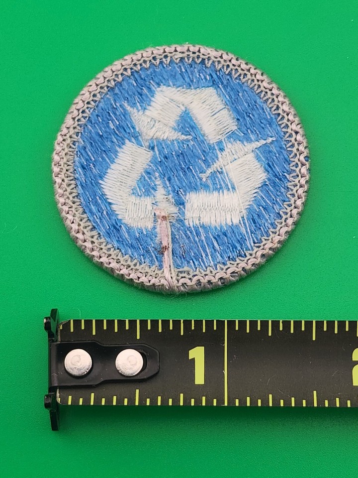 Type H Environmental Science Merit Badge Patch Blue Back BSA Scouts ...