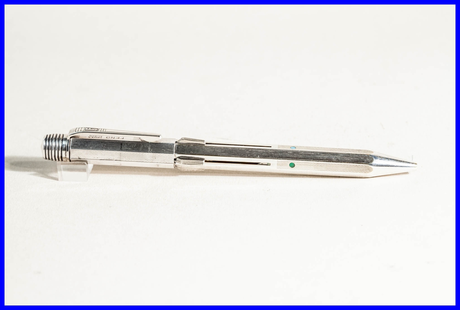 Exclusive 4 color Ballpoint pen 1960s German Design FEND TRUXA Silver ...