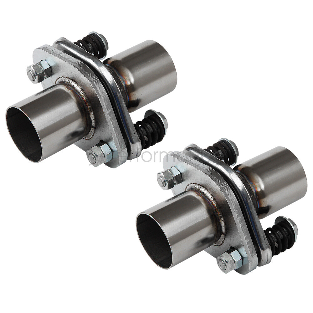 2.25" inch ID Stainless Exhaust Spherical Joint Spring Bolt Flange 2 ...