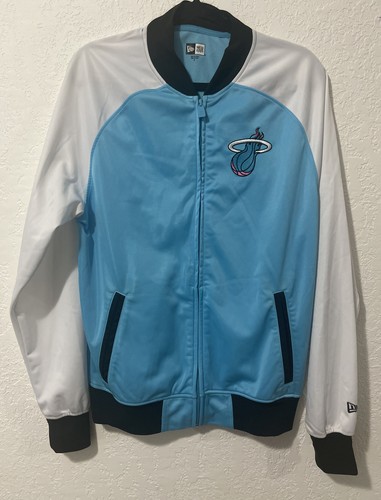 Miami Heat NBA New Era Brand Full Zip Up Jacket Women's Size Medium | eBay