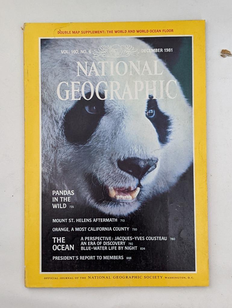 National Geographic Magazine Dec 1981 Pandas , Mt St Helens , Orange ...