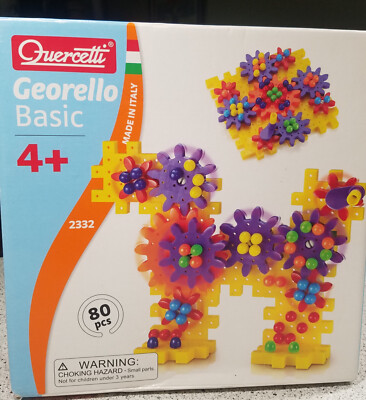 Quercetti Georello Basic Gears Set #2332 Age 4+ Italy COMPLETE | eBay