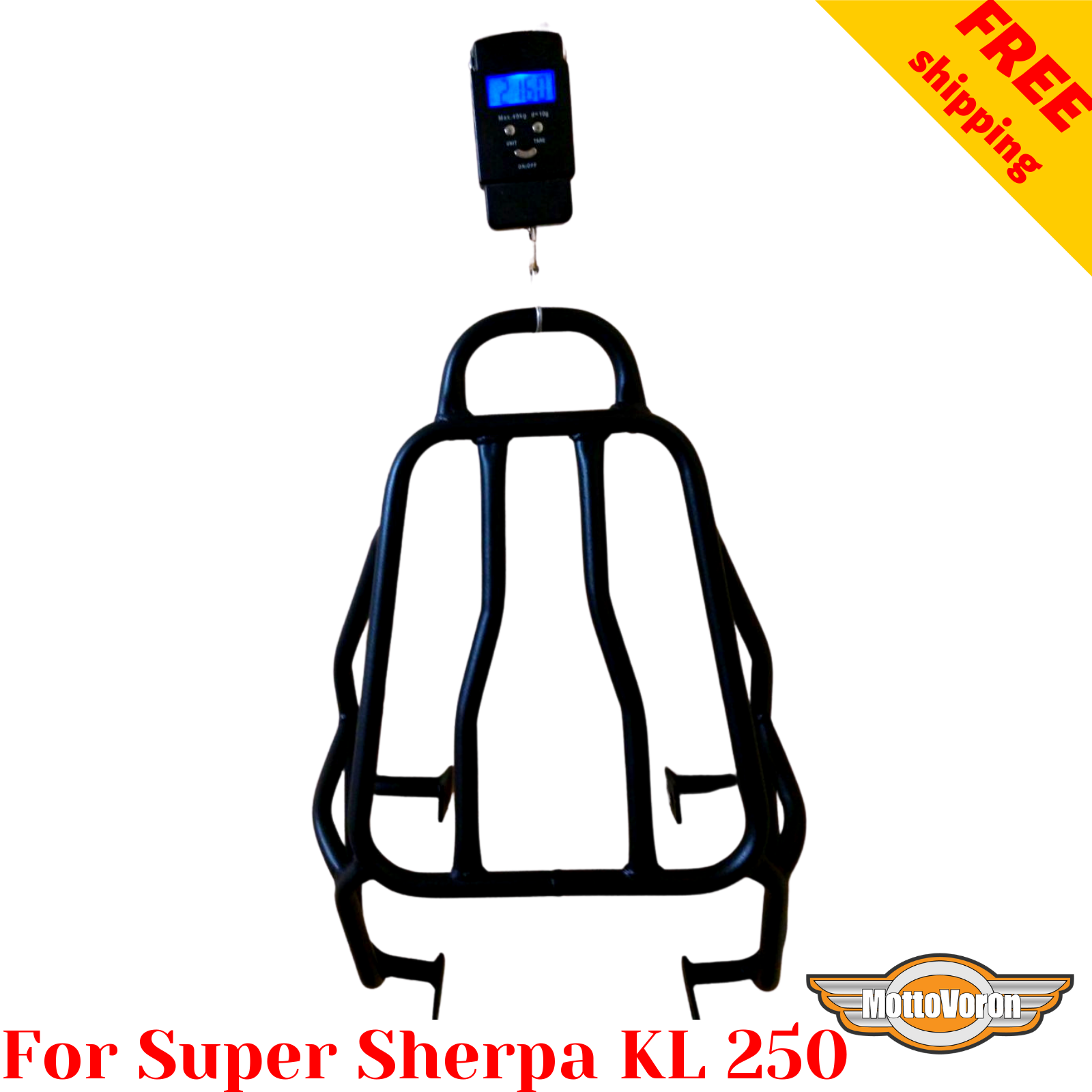 For Kawasaki Super Sherpa 250 Rear luggage rack Kawasaki KL 250 Rear ...