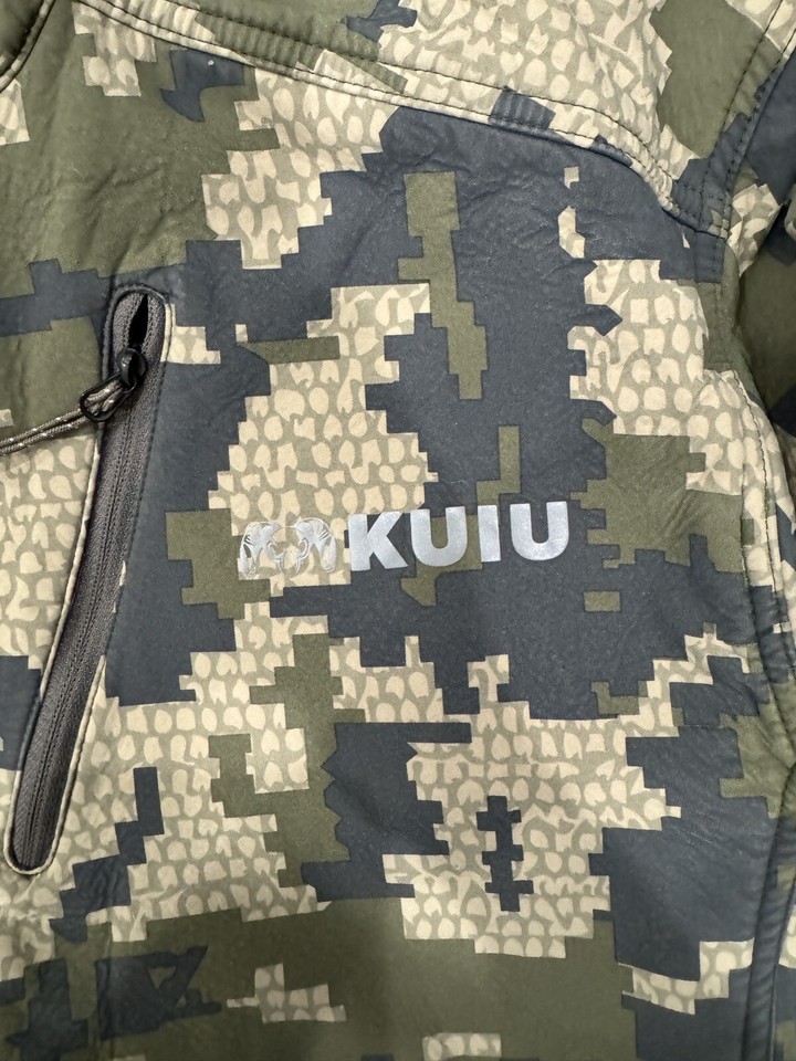 Kuiu Jacket Men's Medium Green Teton Soft Shell Full Zip Verde Camo | eBay