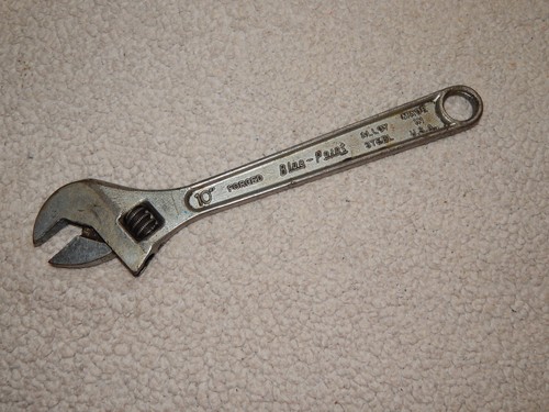 Snap On Blue Point 10 Inch Adjustable (Crescent Style) Wrench | eBay