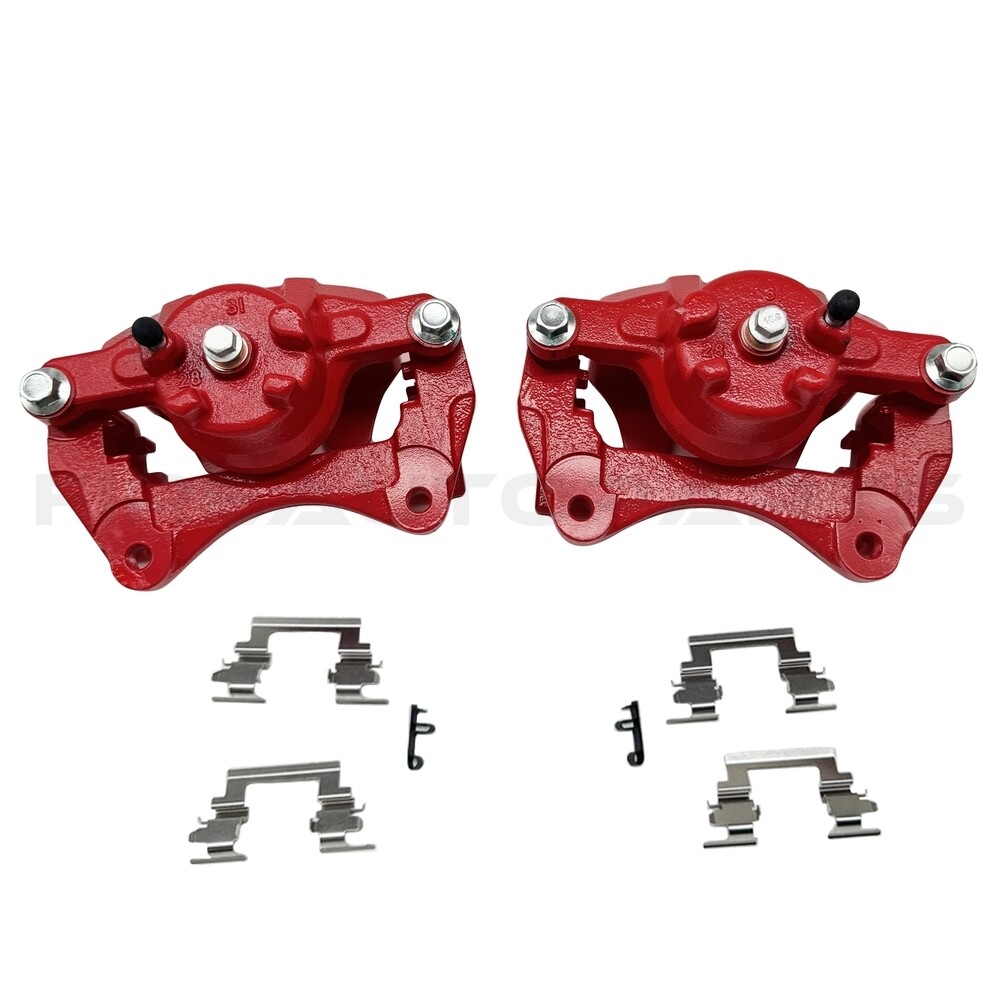 FOR CALIBER AVENGER SEBRING COMPASS PATROIT UPGRADE RED FRONT BRAKE ...