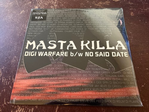 MASTA KILLA 'digi warfare' b/w No Said Date - 2003 nature sounds ...