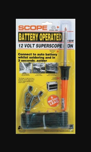 Scope 12v Soldering Iron 30 - 150 Watt 6m Cable - Superscope Portable ...