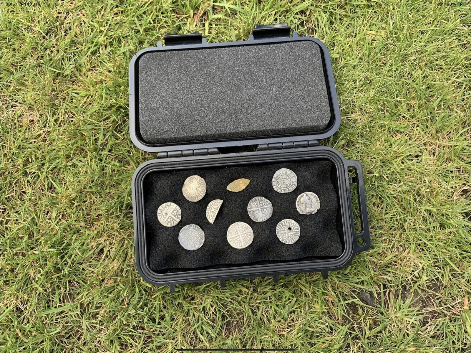 Coin Pod Deluxe Metal detecting coin and artifacts finds box/case | eBay UK