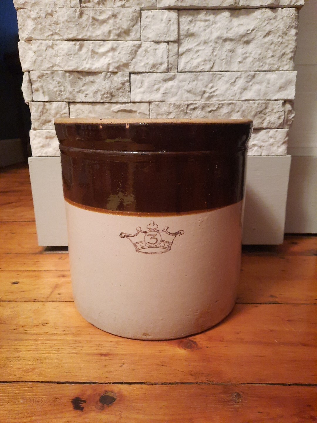 Antique 3 Gallon Two Toned Ransbottom Crock | eBay